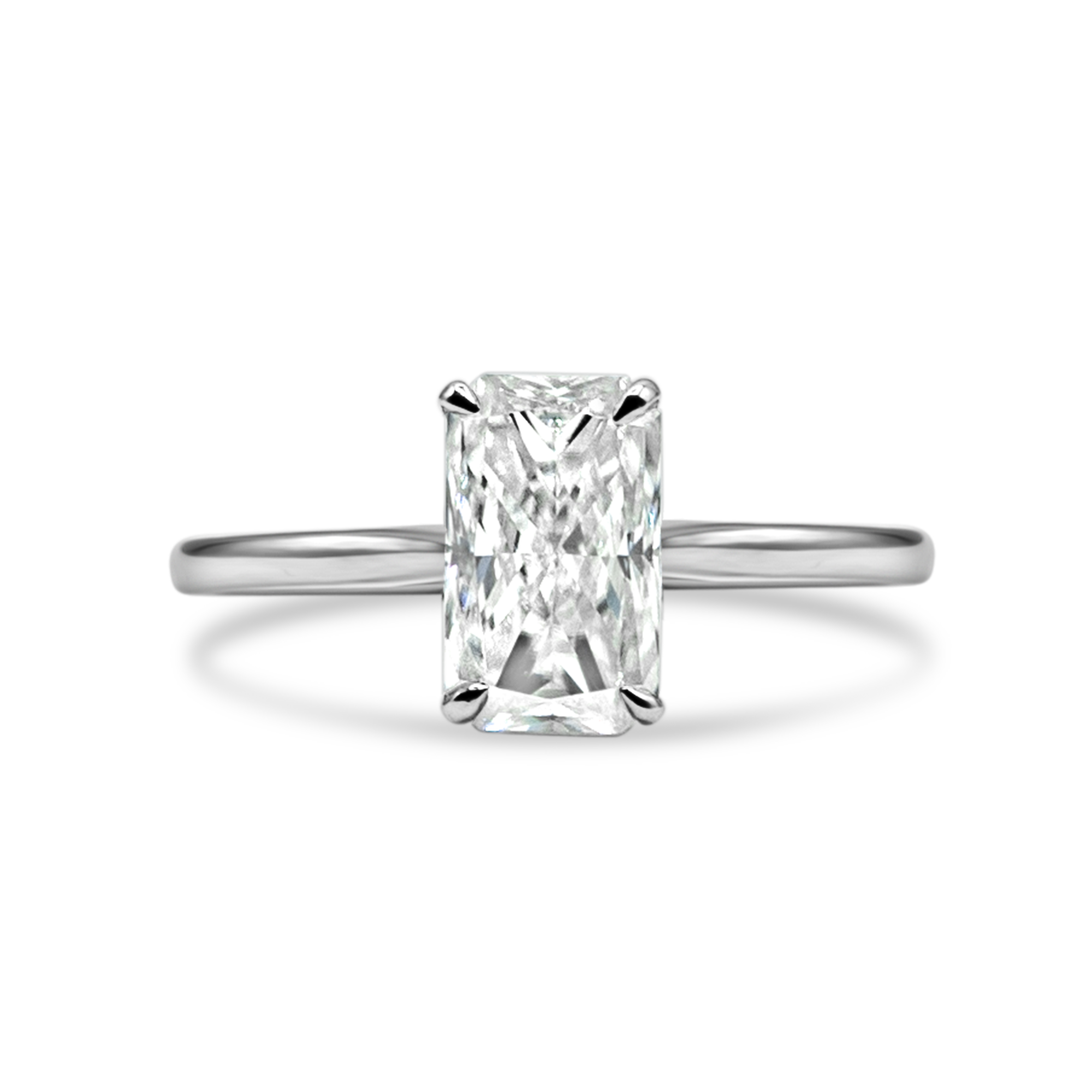 The Ayra Ring - 3ct Moissanite – Elevated Eleven Studios